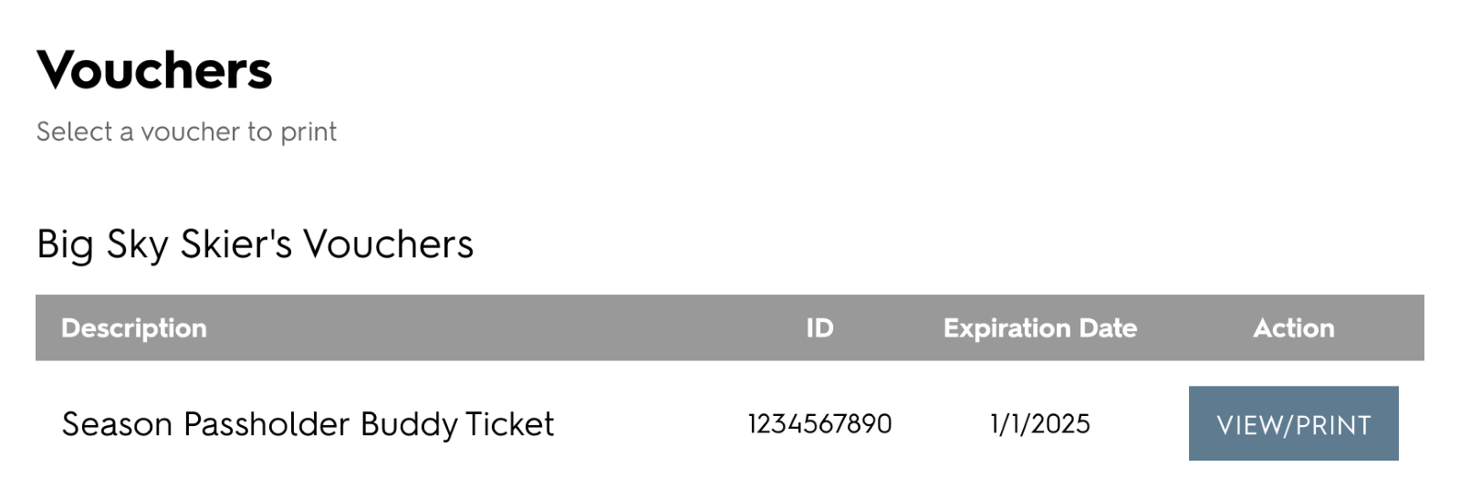How to locate E-Voucher and Buddy Vouchers