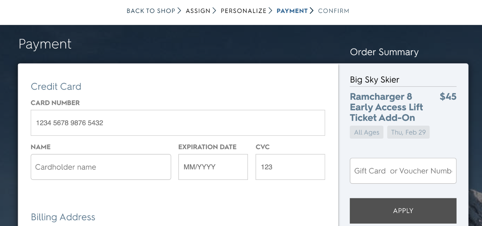 How to Use an E-Voucher or Gift Card