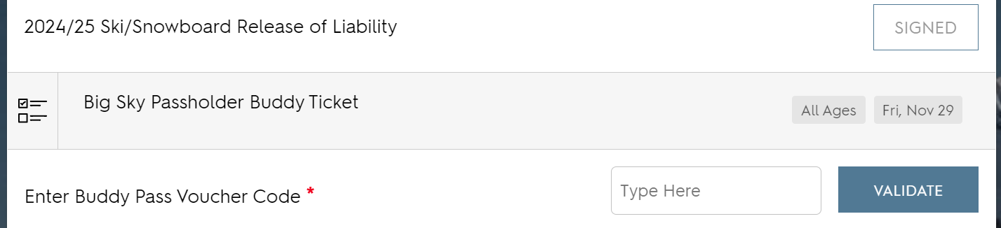 How to Purchase Big Sky Passholder Buddy Tickets