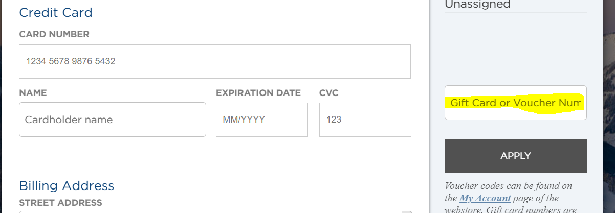 How do I find and use my credit voucher?